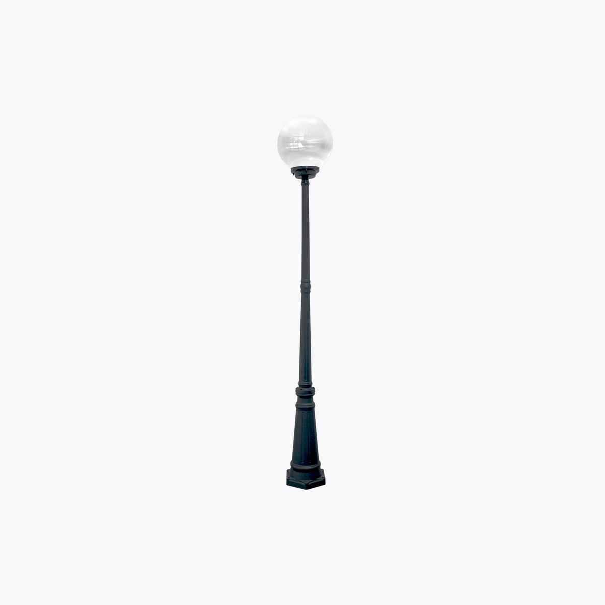 Lámpara LED Luminario Poste Esfera Punta De Poste Cosmo s/foco E27 MQ0 ...